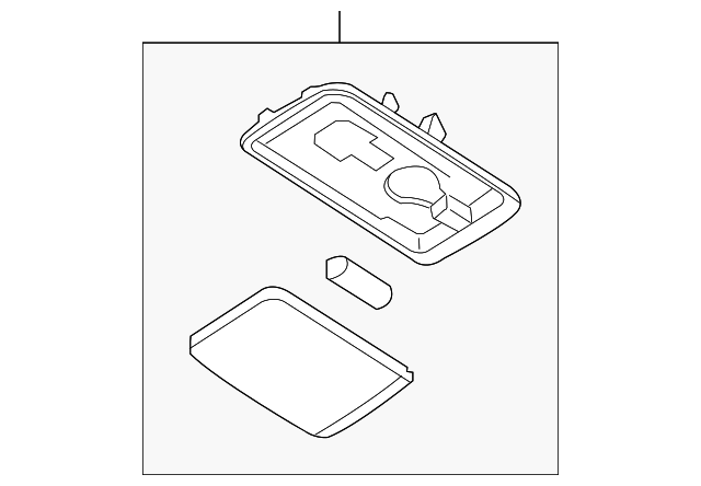 2007-2012 Nissan Versa Dome Lamp Assembly 26410-EL00A | Ziegler Nissan ...
