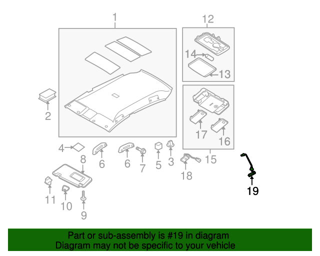 2007-2013 Nissan Trunk Lid Switch 25380-ED000 | TascaParts.com
