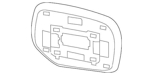 2017-2021 Subaru Mirror Glass 91039FL03A | Subaru Parts Store