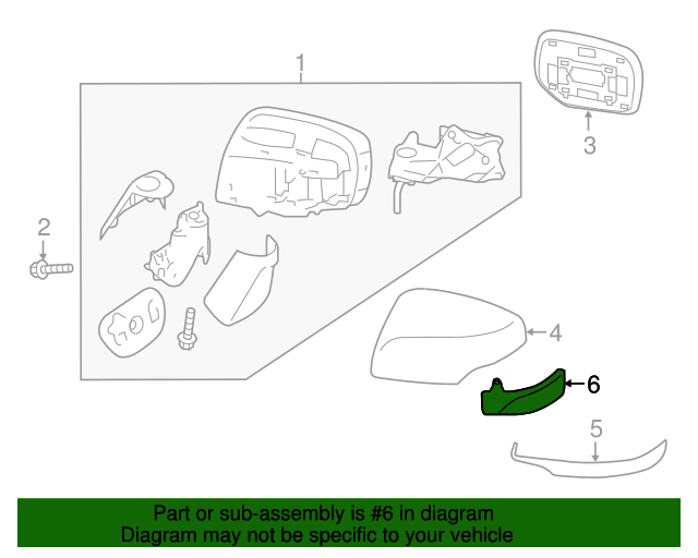 2017-2021 Subaru Signal Lamp - Passenger Side (RH) 84401FL000 ...