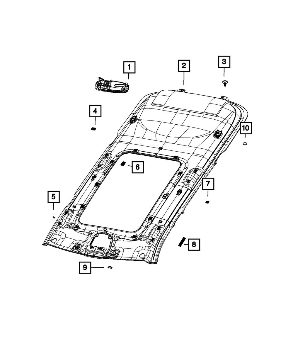 7HQ30TX7AC - Headliner - 2022 Jeep | World Parts Direct