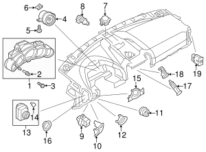 OEM Porsche Compass (95864140106) 2011-2018 Porsche | OEM Luxury Parts