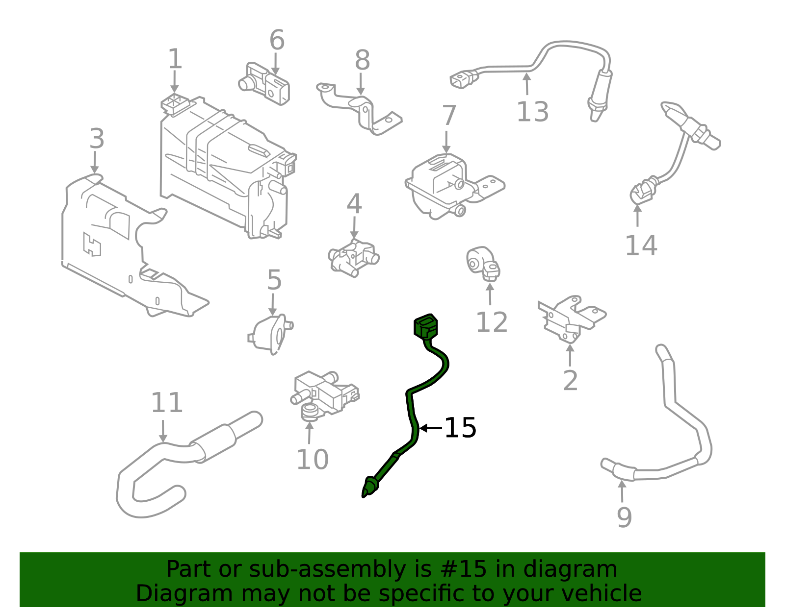 22630-4BC0B - Exhaust Temp Sensor - 2017-2023 Nissan | Nissan OEM Parts ...