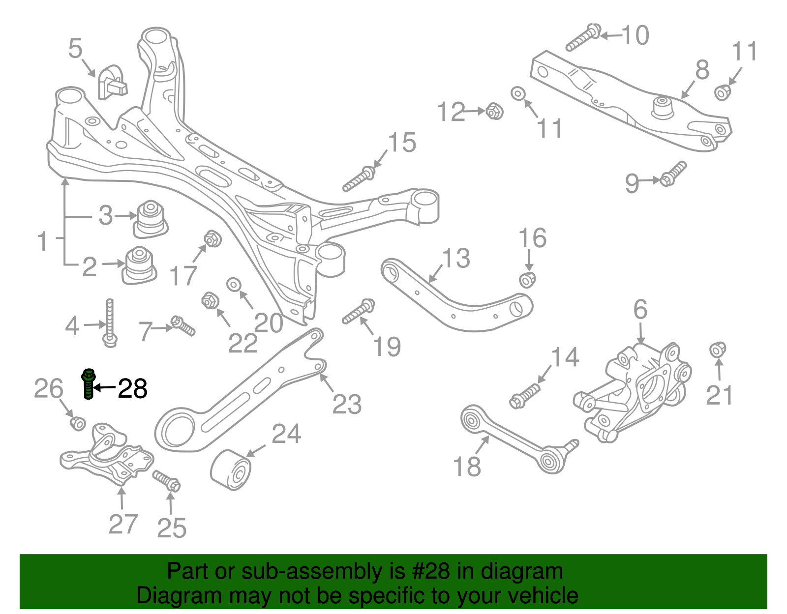 Genuine Screw (M12 x 80) for 32022430 | Over 30% Off All Genuine Saab ...