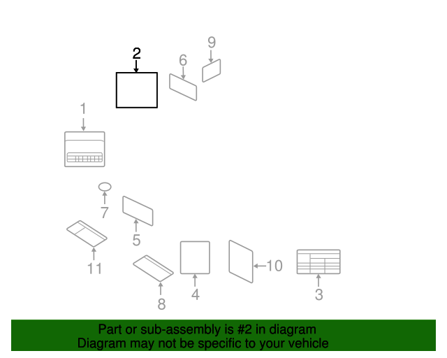 2011-2012 Hyundai Sonata A/C System Information Label 97699-4R000 | OEM ...