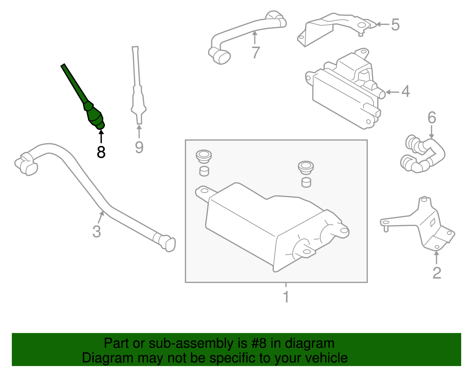 2013-2020 Toyota Oxygen Sensor SU003-00425 | Toyota Parts Center