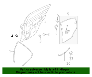 1998-2025 Subaru Door Shell Grommet 909230044 | Subaru Parts Store