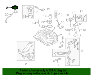 77144-52040 - Upper Retainer - 2007-2012 Toyota | OEM Genuine Toyota Parts