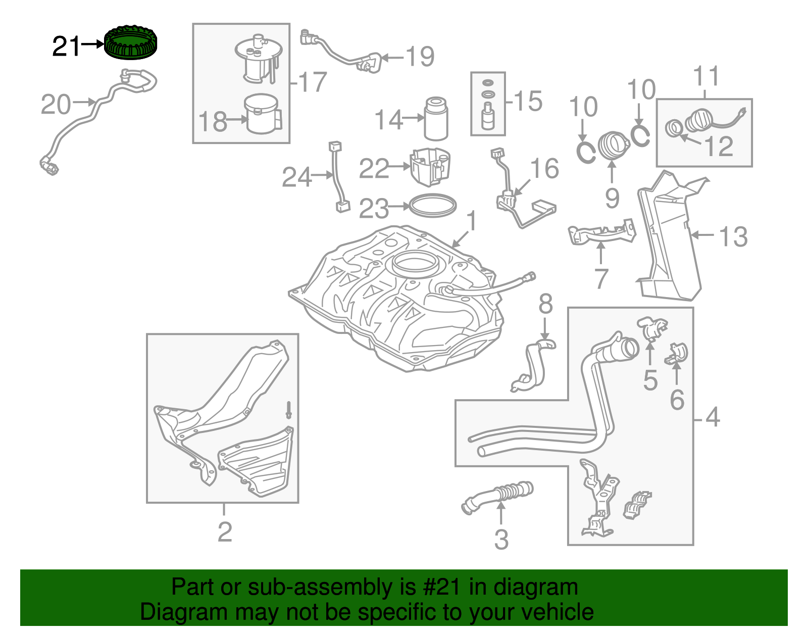 2007-2012 Toyota Upper Retainer 77144-52040 | Toyota Parts Center