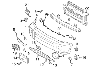Genuine Bumper Cover for 2014 Land Rover LR4 | Land Rover Part ...