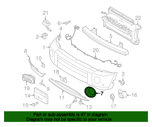 2010-2013 Land Rover LR4 Fog Light Trim LR015462 | AutoNationParts.com