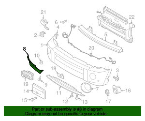 Genuine OEM Lower Deflector Part# LR014319 Fits 2010-2013 Land Rover ...