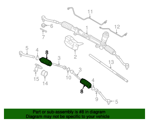 57740-4D000 - Tie Rod Boot 2006-2014 Kia Sedona | Kia.Parts Store