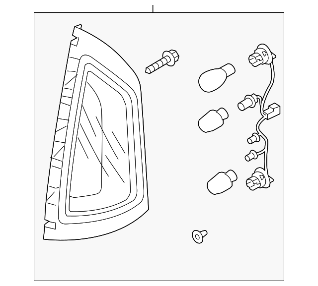 92420 2K610 - Tail Lamp Assembly 2012-2013 Kia Soul | Kia.Parts Store