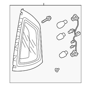 92410-2K510 - Tail Lamp Assembly 2012-2013 Kia Soul | Kia.Parts Store