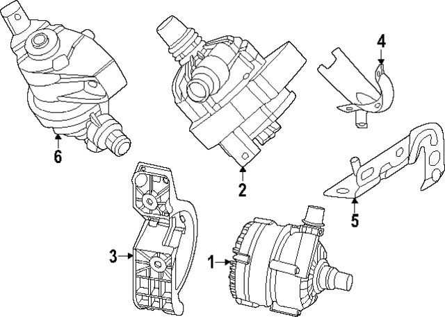 Genuine BMW 11-51-9-452-722 | Auxiliary Pump Holder | FREE Shipping on ...