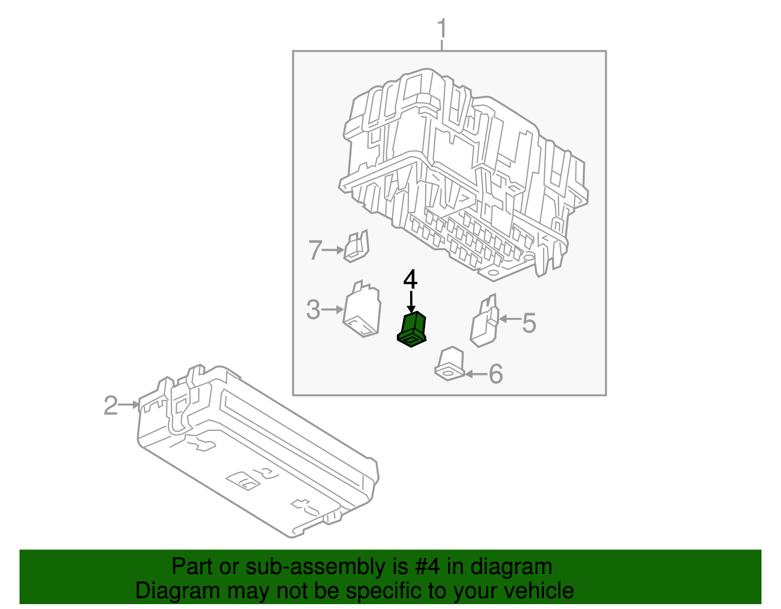 2018-2024 GM 60 AMP Fuse 84070911 GM | GMPartsDirect.com