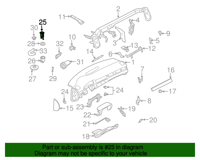1998-2015 Audi Temp Sensor 4F0-820-539 | OEM Parts Online