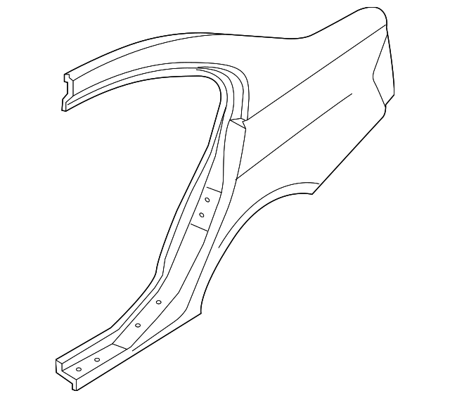 41218045825 - 2008-2011 BMW M3 Quarter Panel (41-21-8-045-825) | BMW of ...
