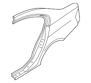 41218045825 - 2008-2011 BMW M3 Quarter Panel (41-21-8-045-825) | BMW of ...