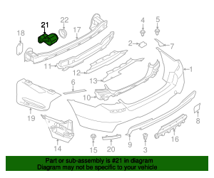 66209275704 - 2011-2017 BMW Park Sensor (66-20-9-275-704) | BMW of ...