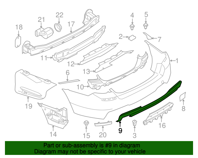 51127904994 - 2011-2013 BMW Lower Cover (51-12-7-904-994) | BMW of ...
