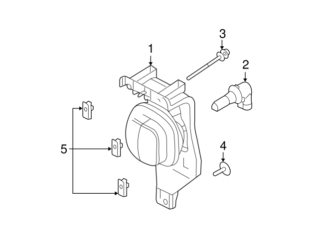 7C3Z-15201-AA - Fog Lamp Assembly 2008-2010 Ford | AutoNationParts.com