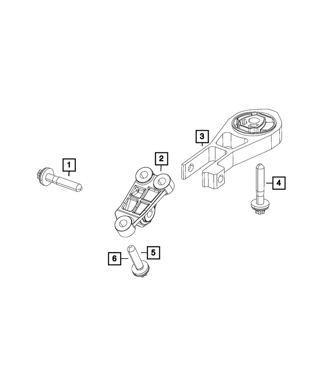 MOPAR GENUINE ENGINE MOUNT BRACKET - 68253054AB - 68253054AB | Mopar ...