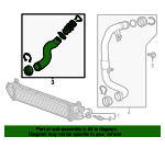 2018-2019 GM Charge Air Cooler Inlet Air Tube 84498031 GM ...