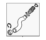 2018-2019 GM Charge Air Cooler Inlet Air Tube 84498031 GM ...
