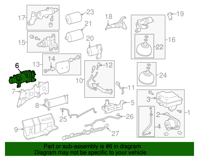 2008-2021 Lexus LX570 Cylinder 49081-60010 | OEM Parts Online