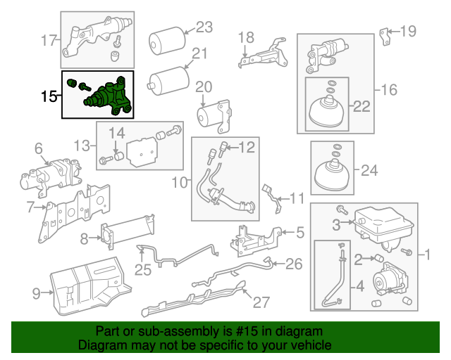 2008-2021 Lexus LX570 Control Valve 48010-60010 | Discount Parts Monster