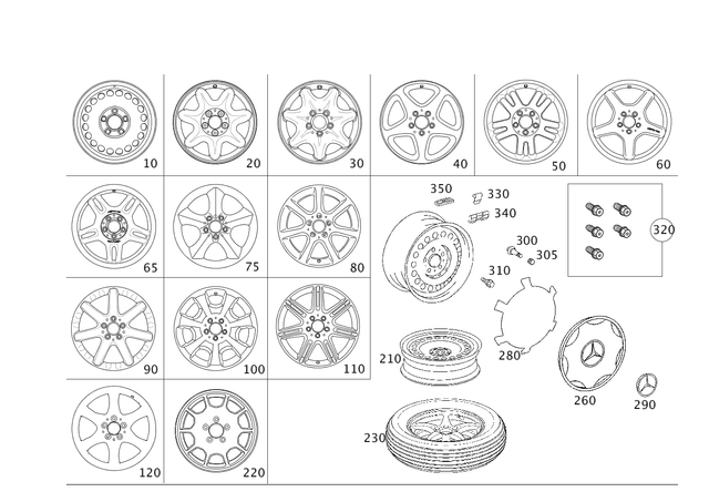 000-990-45-07 - Spherical Collar Screw 1960-2007 Mercedes-Benz ...