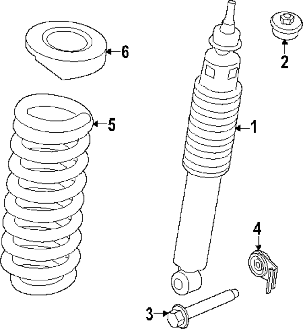 W717718-S439 - Shock Nut Plate 2023-2024 Ford | Ford Parts Direct