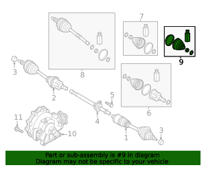 495A4-T6000 - Boot Kit Wheel Side 2021-2024 Genesis GV80 ...