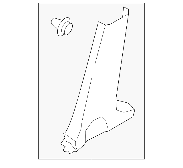 2011-2019 Infiniti Lower Center Pillar Trim 76915-1MA0C | Faulkner ...