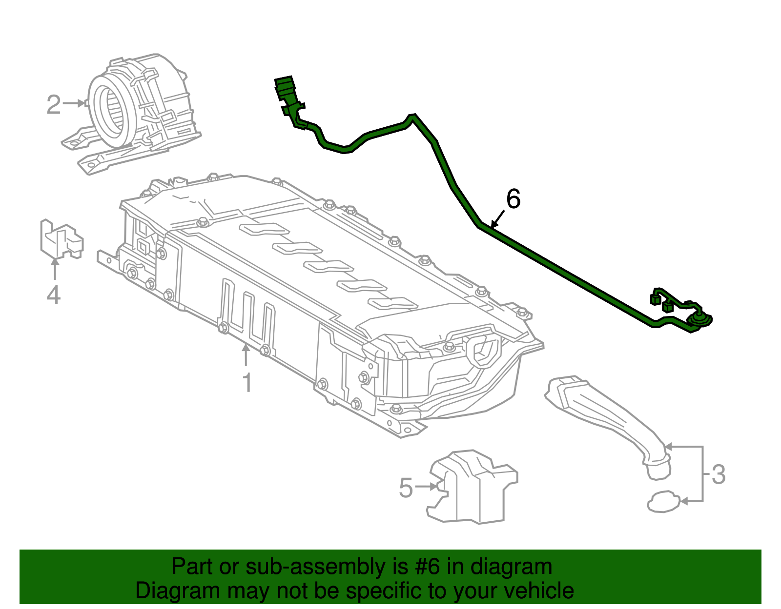 2016-2022 Toyota Battery Cable 821H1-47011 | Toyota Parts Center