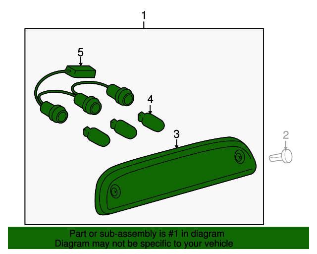81570-04030 - High Mount Lamp - 2005-2019 Toyota Tacoma | Lithia Toyota ...