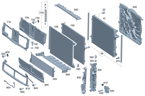 Cooler, Mount and Cover for 2023 Mercedes-Benz S 500 | Mercedes-Benz ...