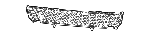 2021-2023 Jeep Grand Cherokee L Lower Grille 7gu44dx8aa | TascaParts.com