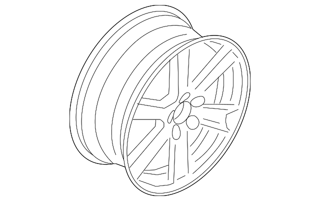 31269420 - Aluminum Rim Zephyrus 7.5-Inch X 18-Inch - 2008-2017 Volvo ...