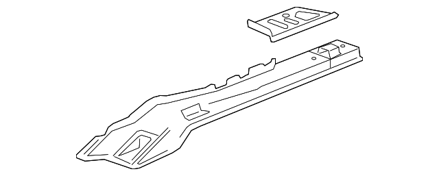 84651250 - Passenger Side Rear Compartment Floor Panel Rail 2019-2023 ...