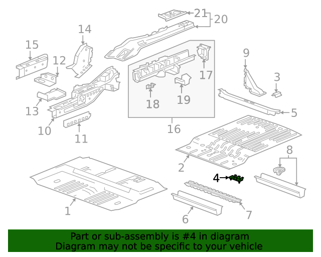 2020-2024 GM Fuel Pump Power Control Module Bracket 84784991 | OEM ...