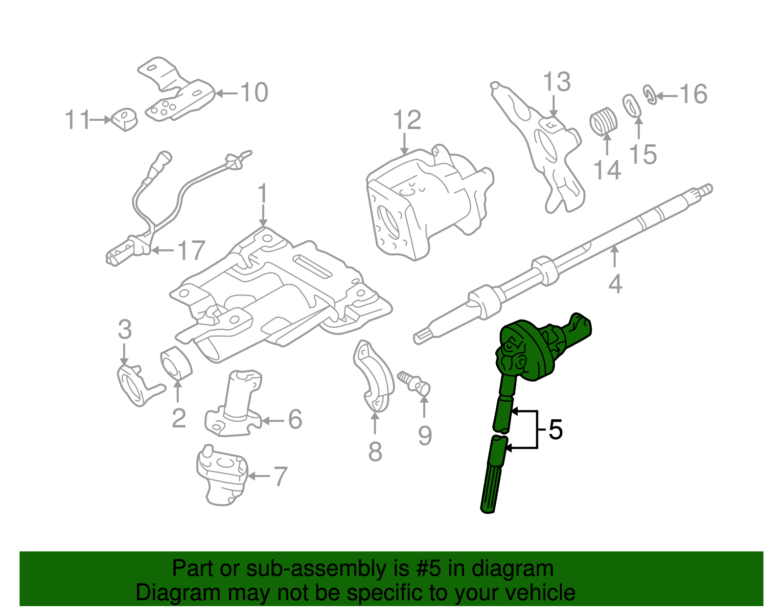 2000-2004 Toyota Tundra Steering Shaft Universal Joint 45290-34010 ...