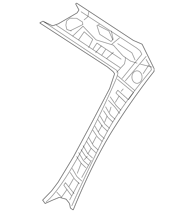 172-690-12-00-9H23 - Pillar Trim 2017-2020 Mercedes-Benz | Mercedes ...