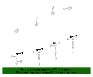 2019-2024 GM Mount Cushion Nut 11549168 GM | GMPartsDirect.com