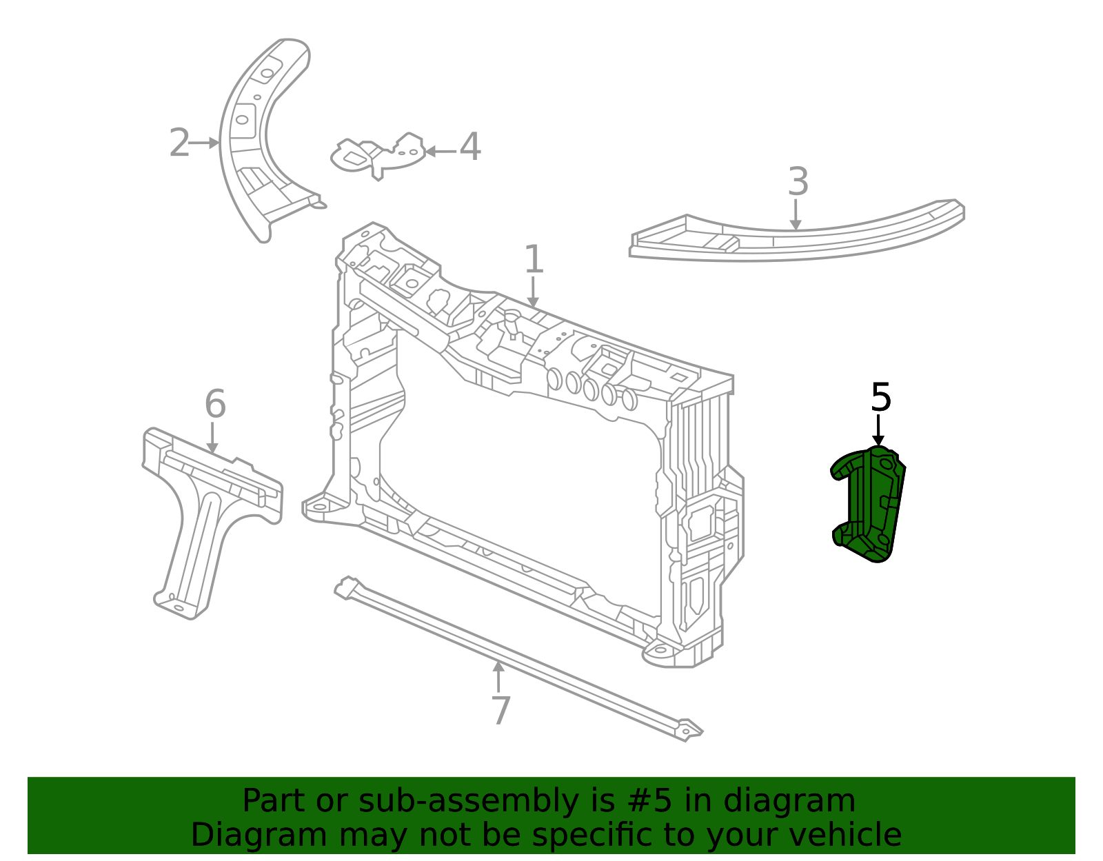 71417-T20-A00 - Side Brace 2022-2025 Honda | Honda Parts Online