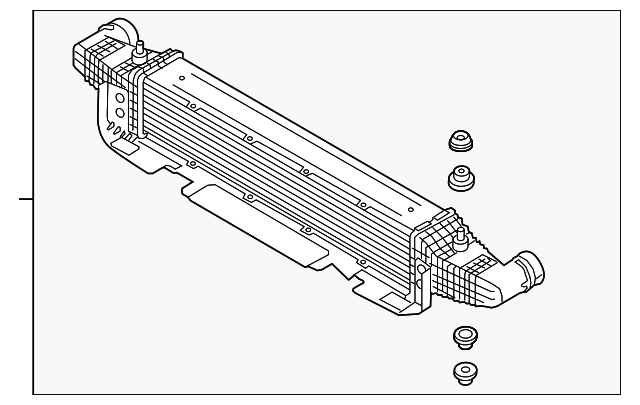 2019-2022 Genesis G70 Inter-Cooler 28270-3L220 | QuirkParts