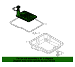 2011-2019 GM Automatic Transmission Fluid Filter 29542833 | GM Parts Center