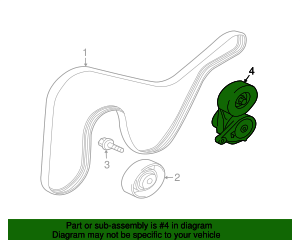 MN149179 - Tensioner 2003-2012 Mitsubishi | Mitsubishi Direct Parts